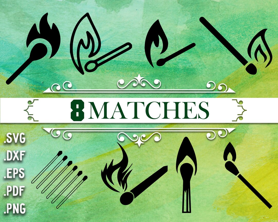 MATCHES SVG, Svg, Svg File, Matches Svg, Match Svg, Svg Cut File, Svg ...