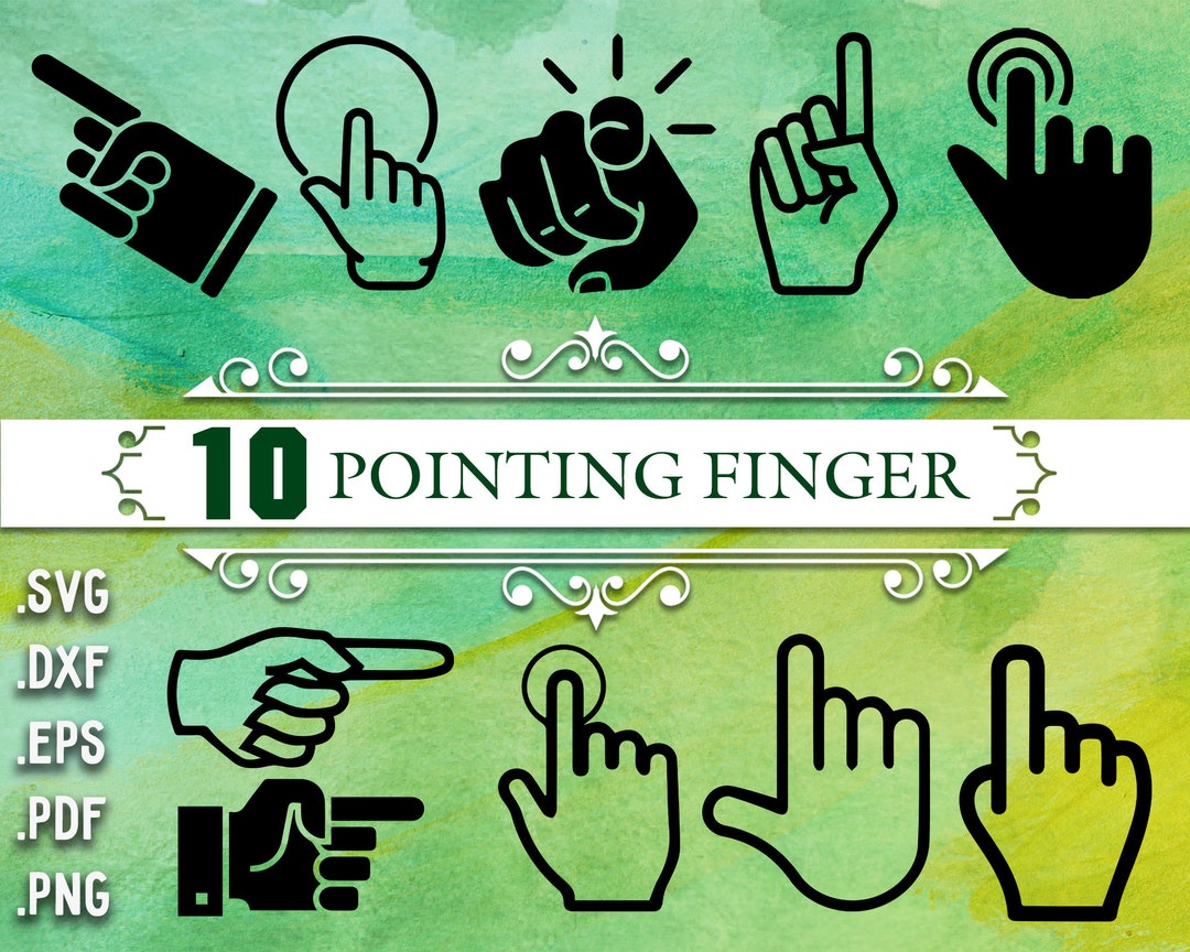 POINTING FINGER SVG, Finger Svg,hand Svg,pointing Finger,pointing,svg ...