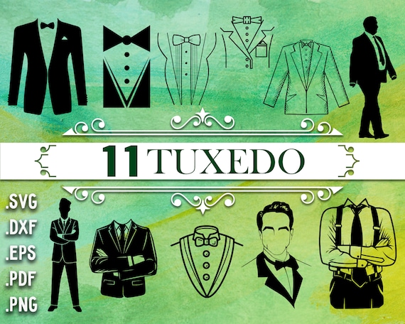 TUXEDO SVG tuxedo clipart tuxedo tuxedo shirt svg tuxedo | Etsy
