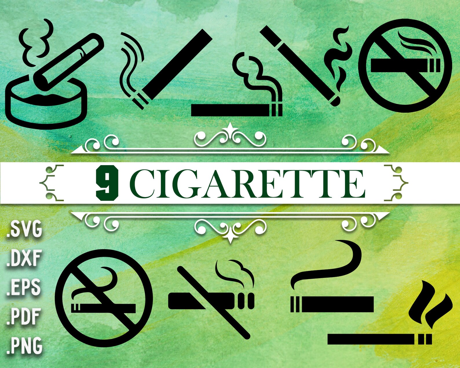 CIGARETTE SVG cigarette cigar smoking svg smoke svg | Etsy