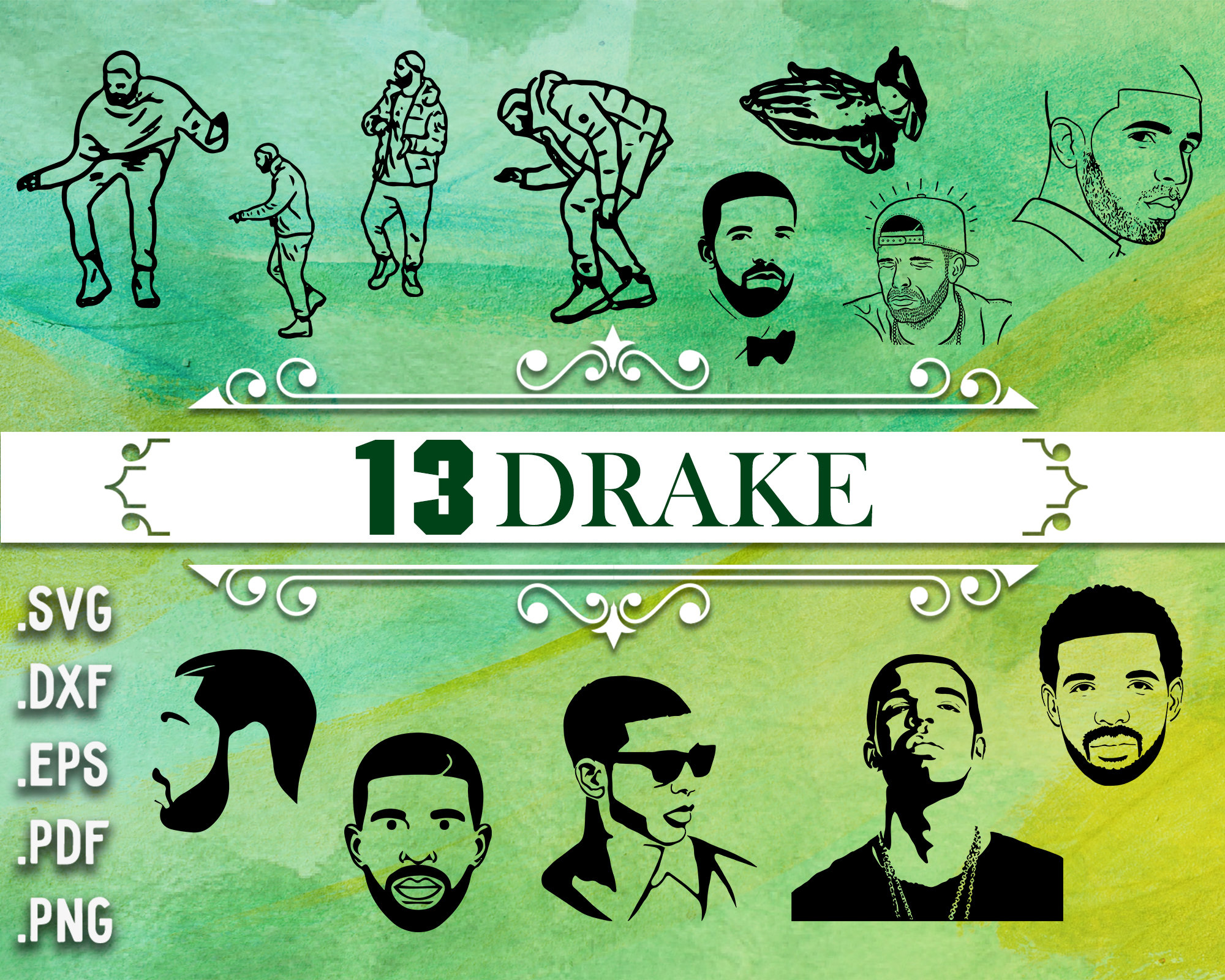 DRAKE SVG, Drake, Duck Hunting Svg, Svg File Silhouette, Drake Vector ...