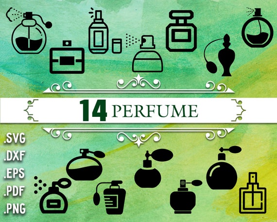 PERFUME SVG Perfume Bottle Svg Perfume Silhouette Perfume | Etsy