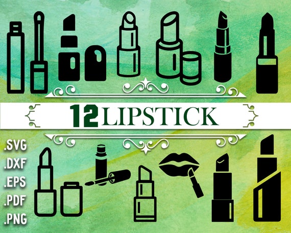 LIPSTICK SVG makeup svg lips svg lipstick cut file | Etsy