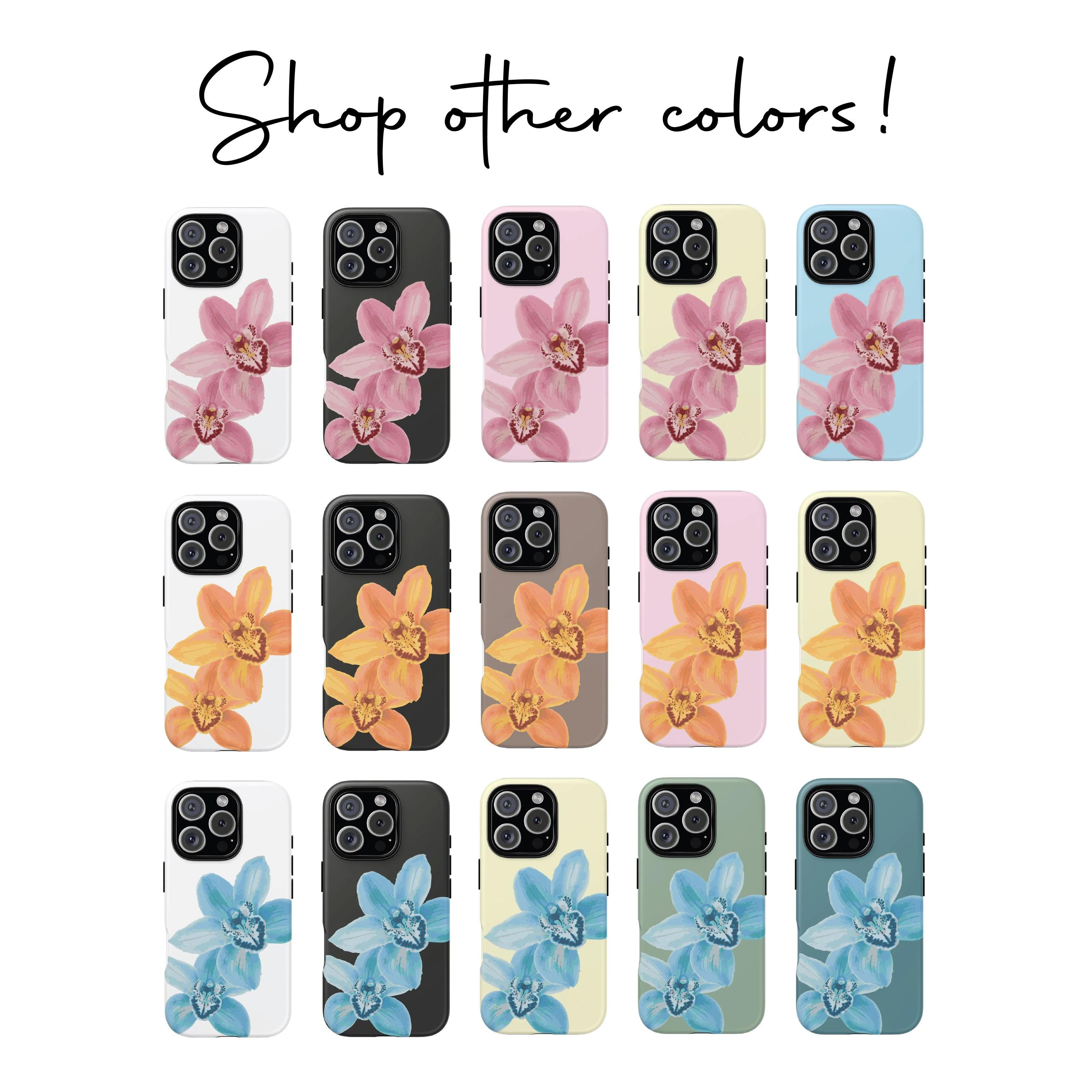 Orchid Phone Case - Light Pink Flower, Floral Phone Cover, Colorful and ...