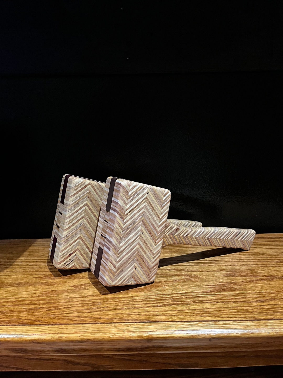 Pattern Plywood Mallets With 731 Handle With Walnut and Purple Heart Handmade Jointers Mallet - Etsy