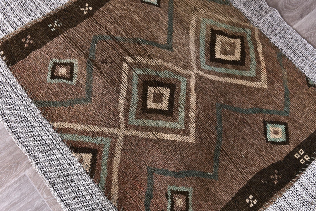 3x4 Turkish Vintage Rug, 3x4 Rug, 3x4 Turkish Rug, 3x4 Faded Rug ...