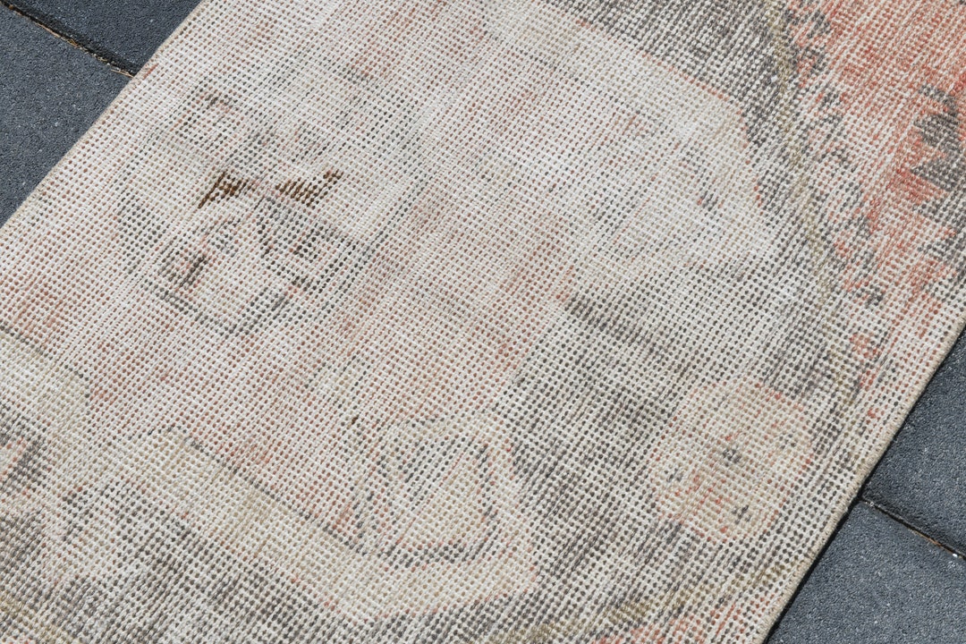 2x4 Vintage Rug 2x4 Rug 2x4 Turkish Vintage Oushak Rug 2x4 Faded Rug ...