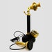 Black & Brass Handmade Replica Old Model Rotary Dial Telephone Home ...
