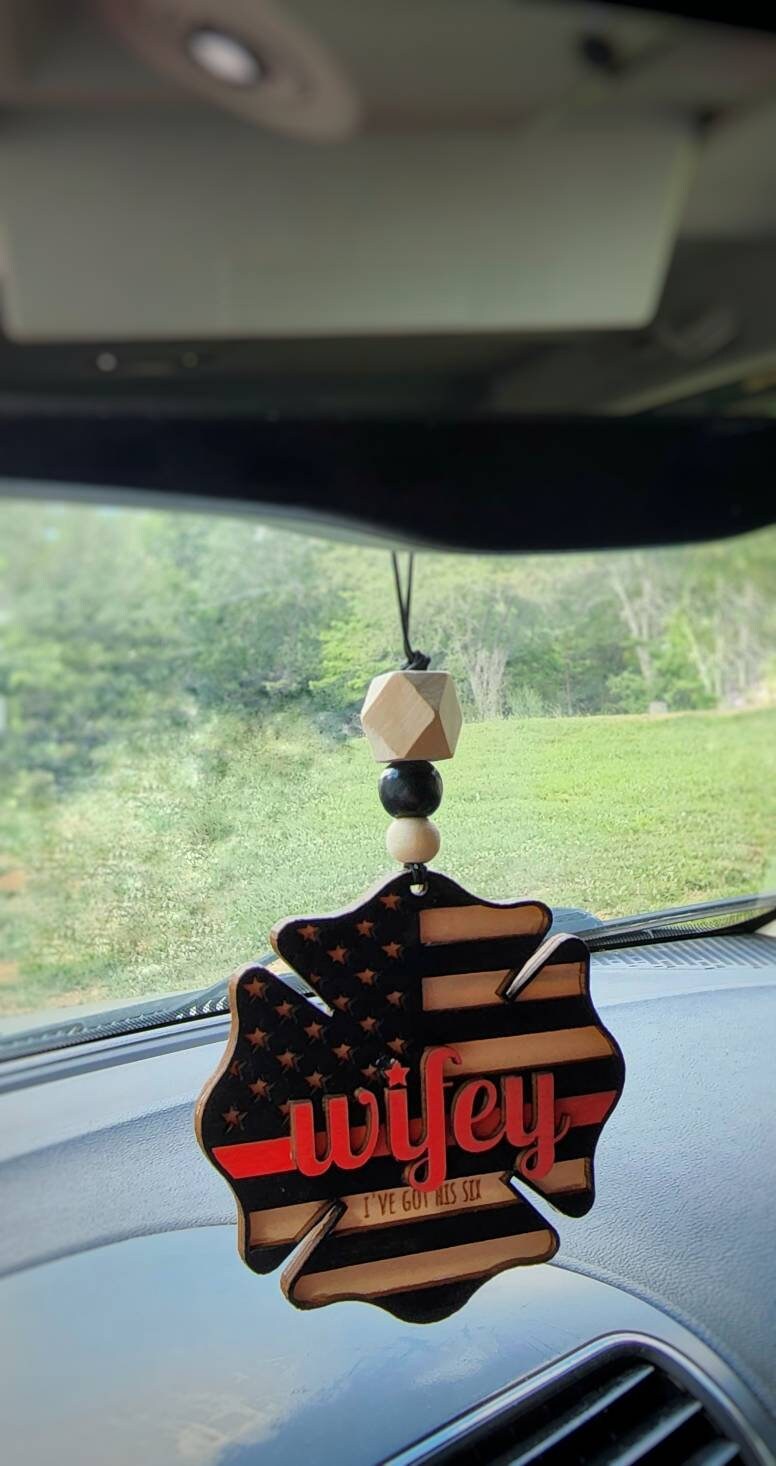 Custom First Responder Shield Firefighters Cross Back the Red - Etsy