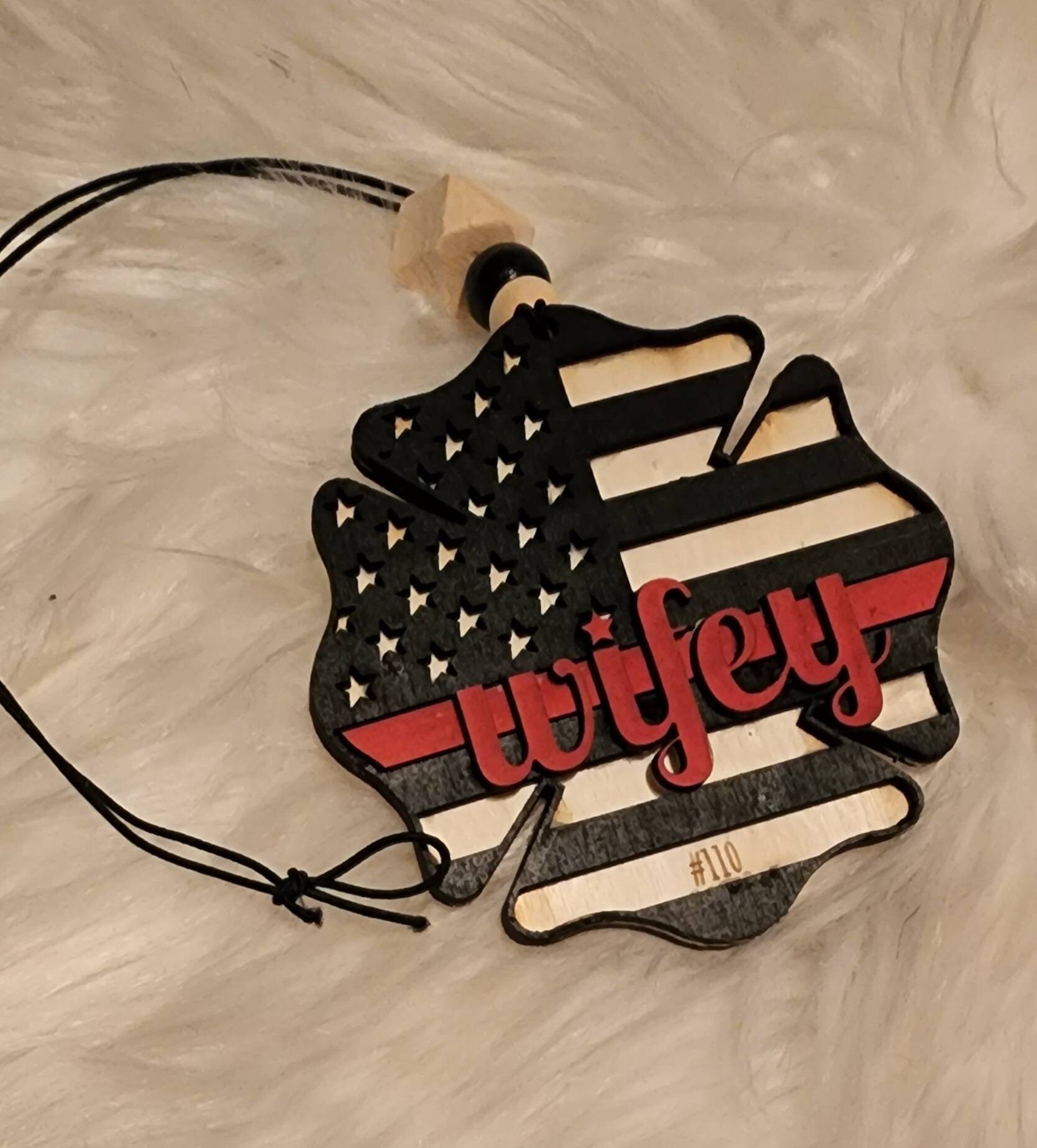 Custom First Responder Shield Firefighters Cross Back the Red - Etsy