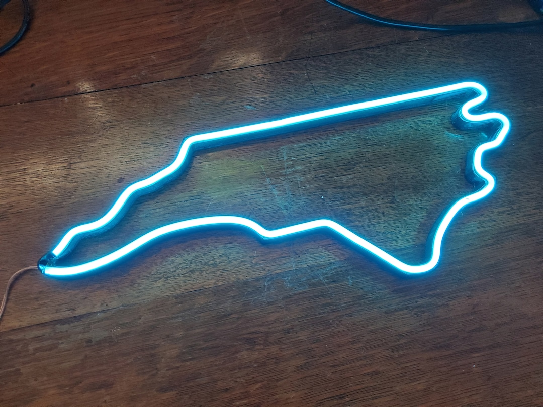 Custom US State Neon Sign - Etsy