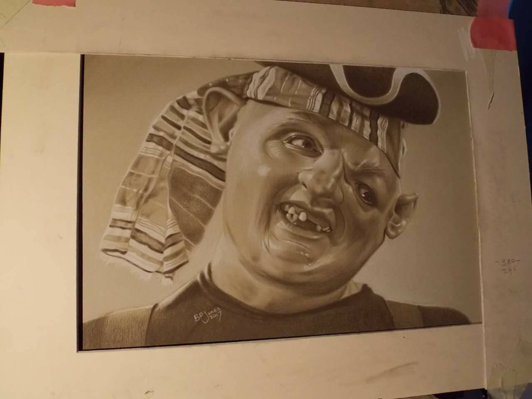 Limited Print of My Drawing of Sloth From the Goonies - Etsy