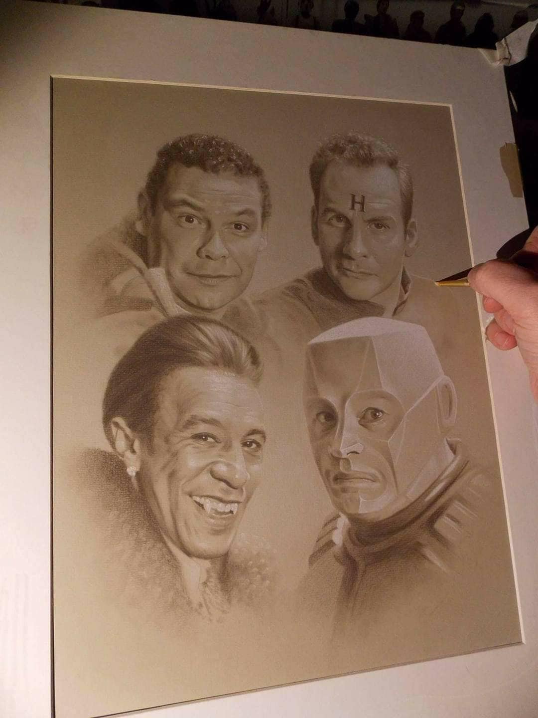Limited Print of My Pastel Drawing of the Red Dwarf Crew - Etsy
