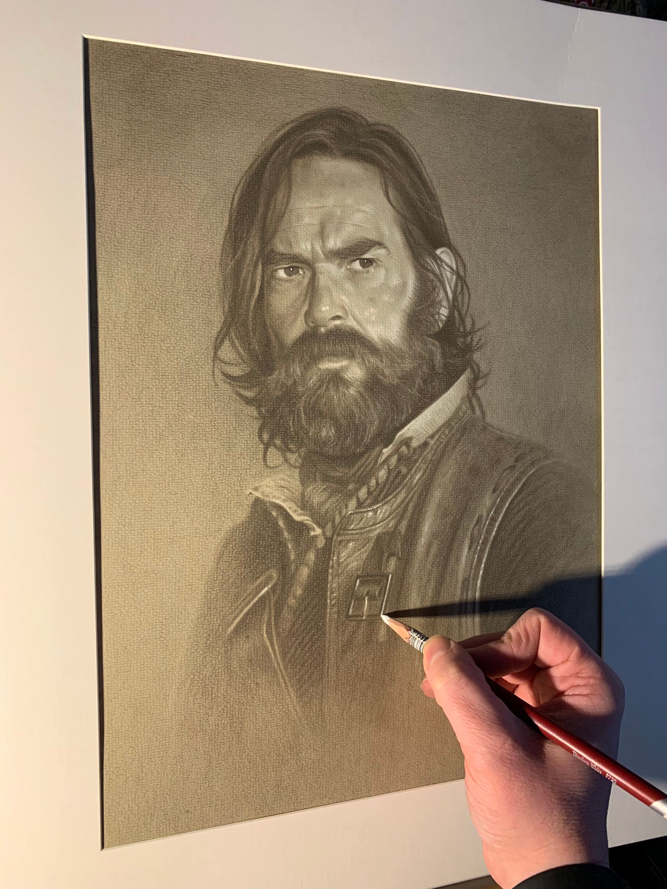 Limited Print Taken From My Original Drawing of Murtagh From Tv Series ...