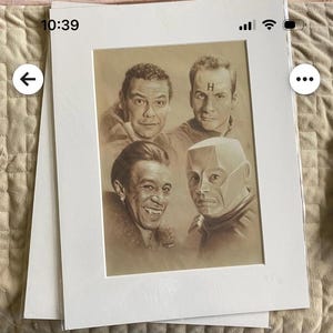 Limited Print of My Pastel Drawing of the Red Dwarf Crew - Etsy