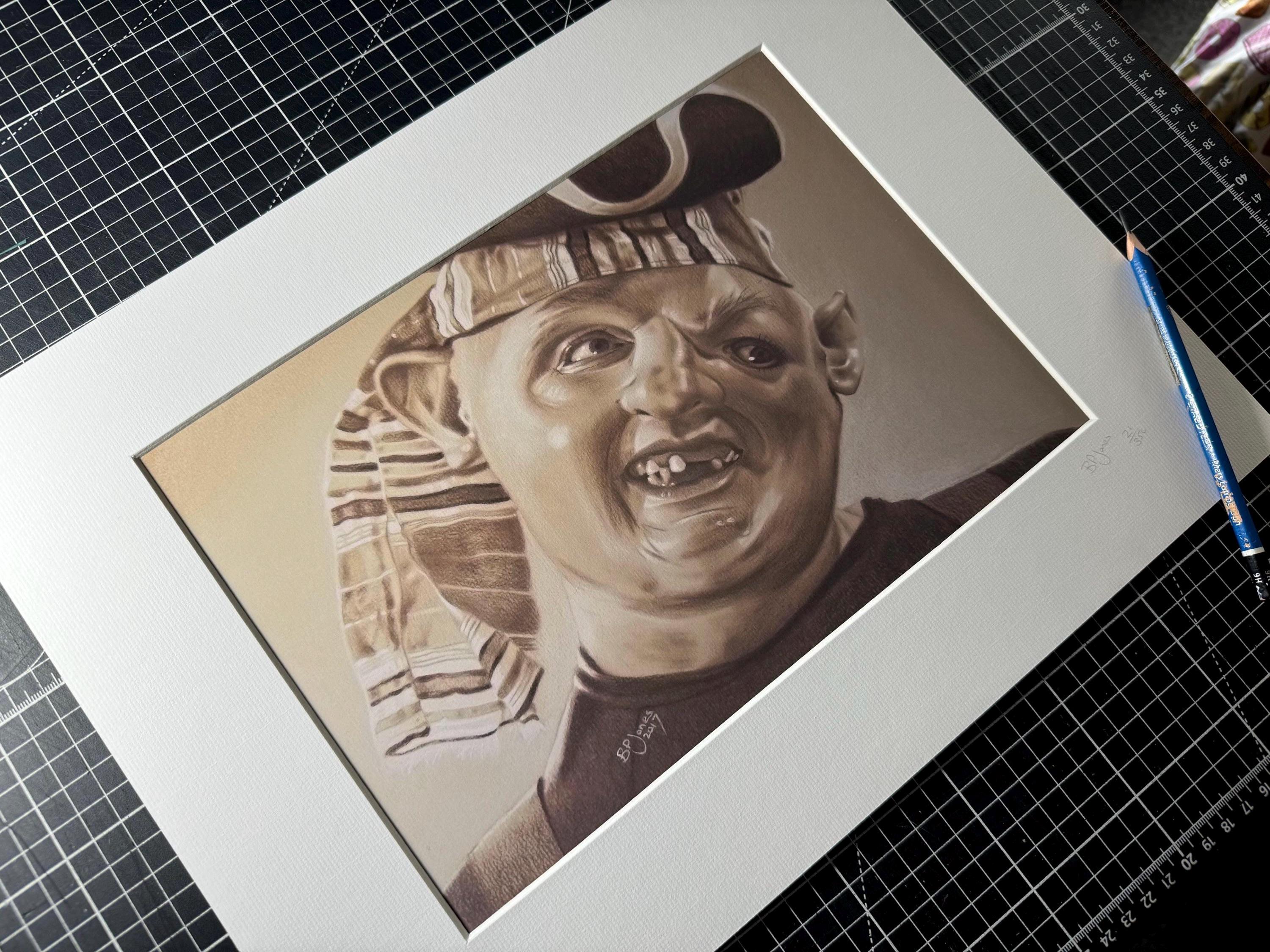 Limited Print of My Drawing of Sloth From the Goonies - Etsy