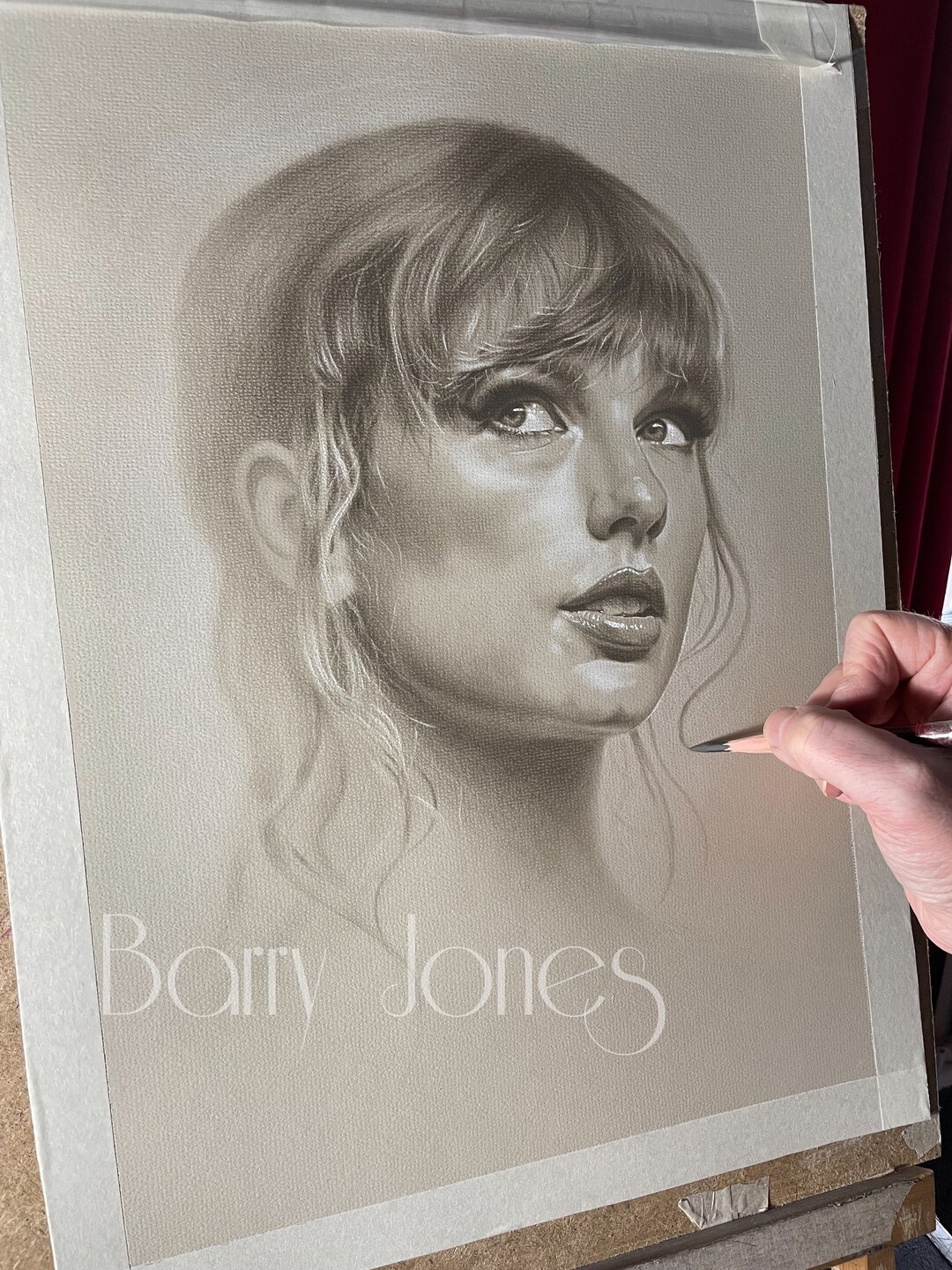 Limited Prints of Taylor Swift Taken From My Original Pastel Drawing - Etsy