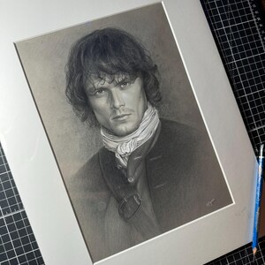 Limited Print Taken From My Pastel Drawing of Jamie Fraser From ...