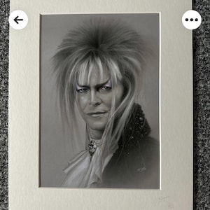 Limited Print of My Drawing of Jareth From Labyrinth - Etsy