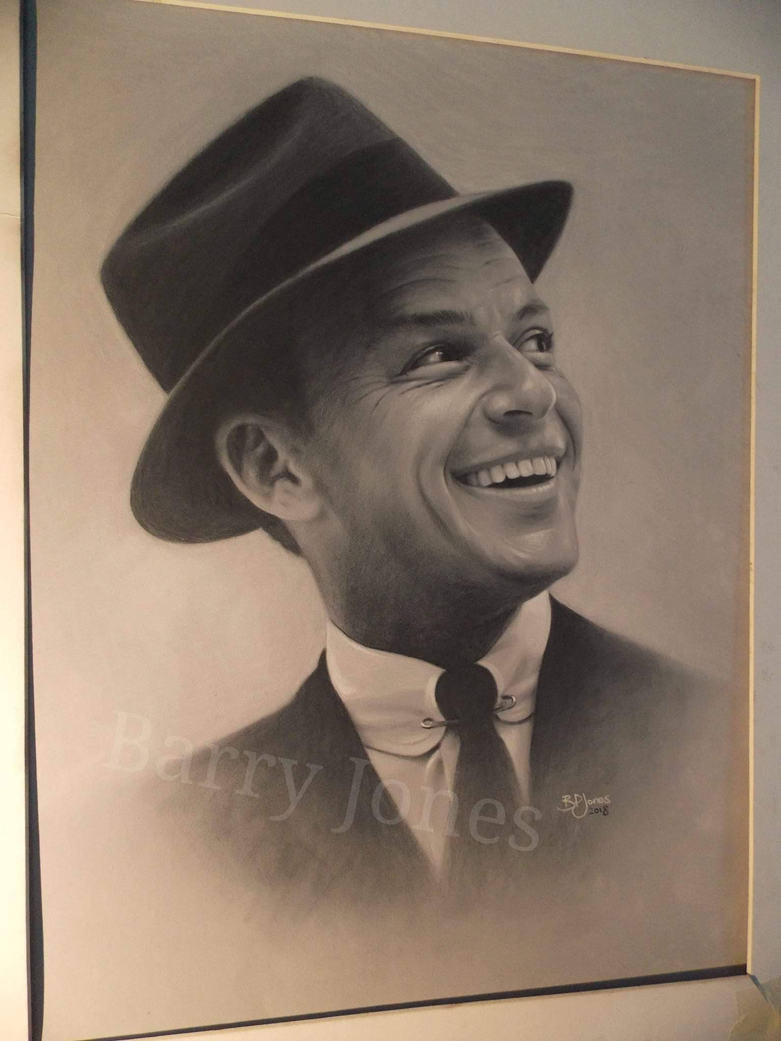 Limited Print of My Pastel Drawing of Frank Sinatra - Etsy UK