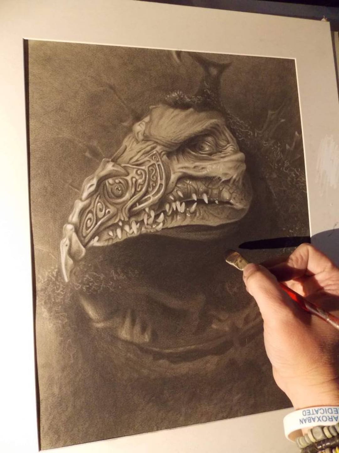 Limited Print of My Pastel Drawing of Skekso Skeksis From the Dark ...