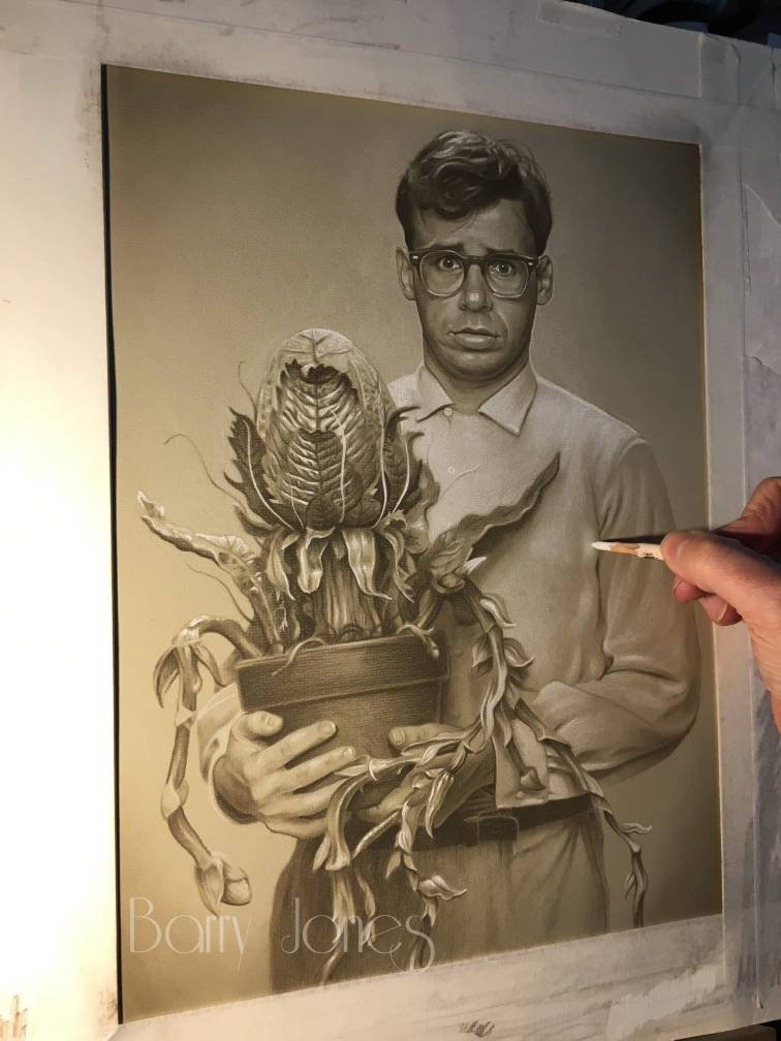 Limited Print of My Pastel Drawing of Seymore and Audrey From Little ...