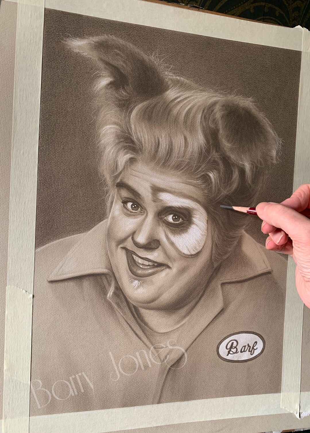 Limited Print Taken From My Original Pastel Drawing of Barf From ...