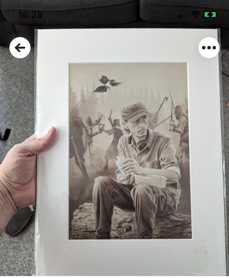 Limited Print Taken From My Original Pastel Drawing of Andy From the ...