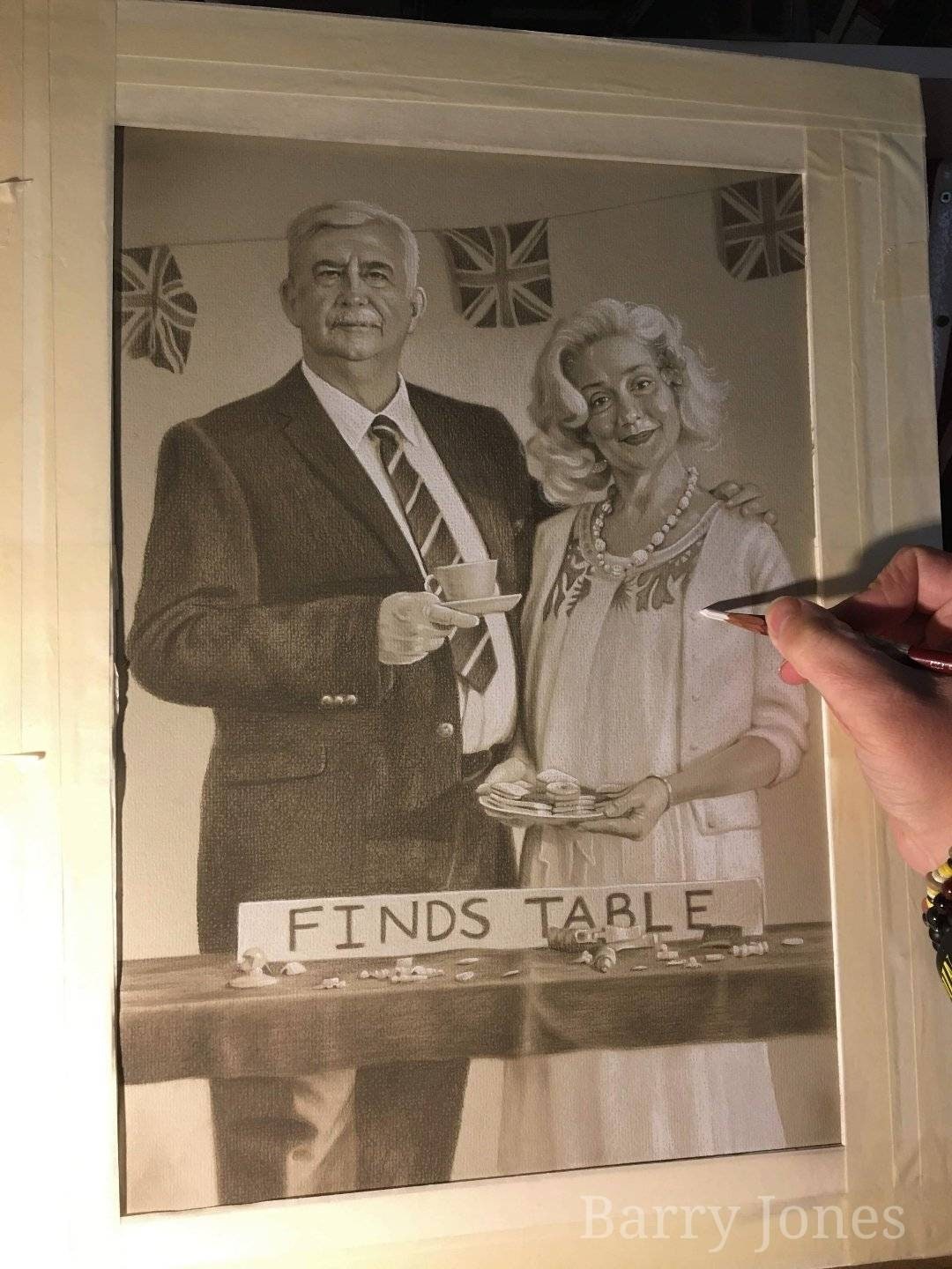 Limited Print Taken From My Original Drawing of Sheila and - Etsy UK