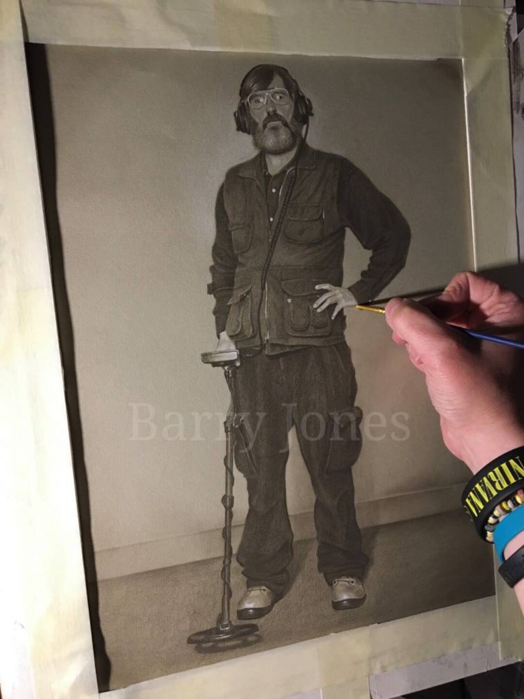 Limited Print of My Pastel Drawing of Russell From the Detectorists ...