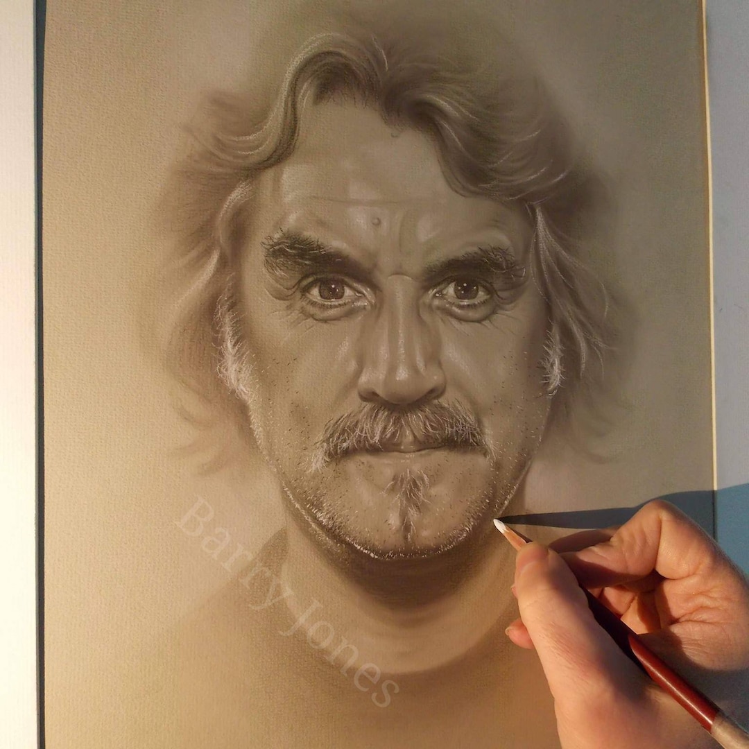 Limited Print of My Billy Connolly Pastel Drawing - Etsy
