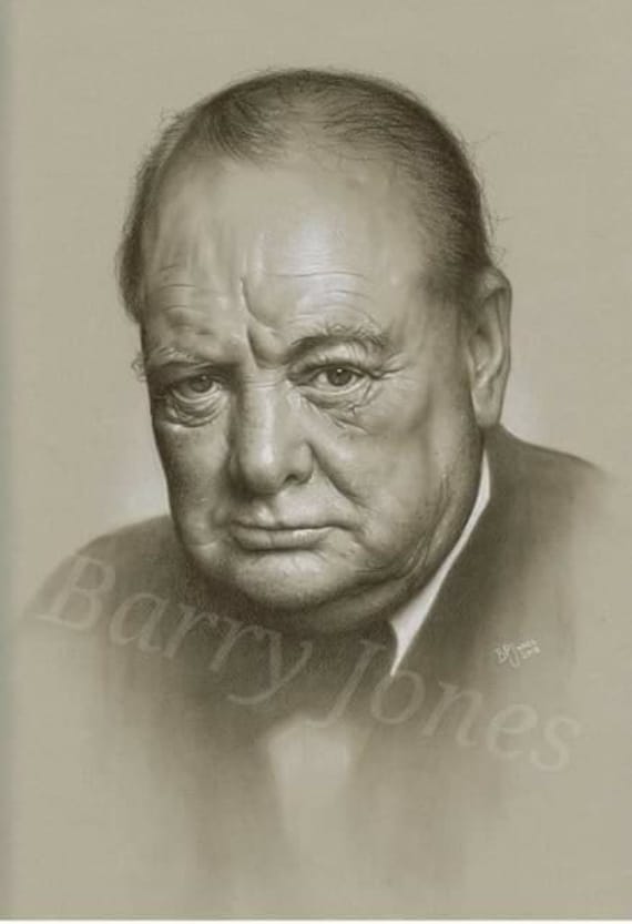 Churchill Drawing Winston Churchill Clip Art – Digital Craft