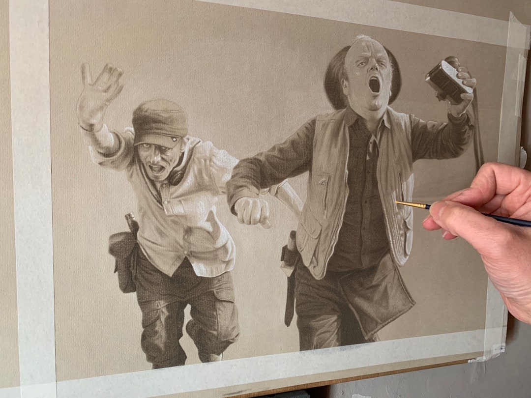 Limited Print Taken From My Original Drawing of Lance and Andy From the ...