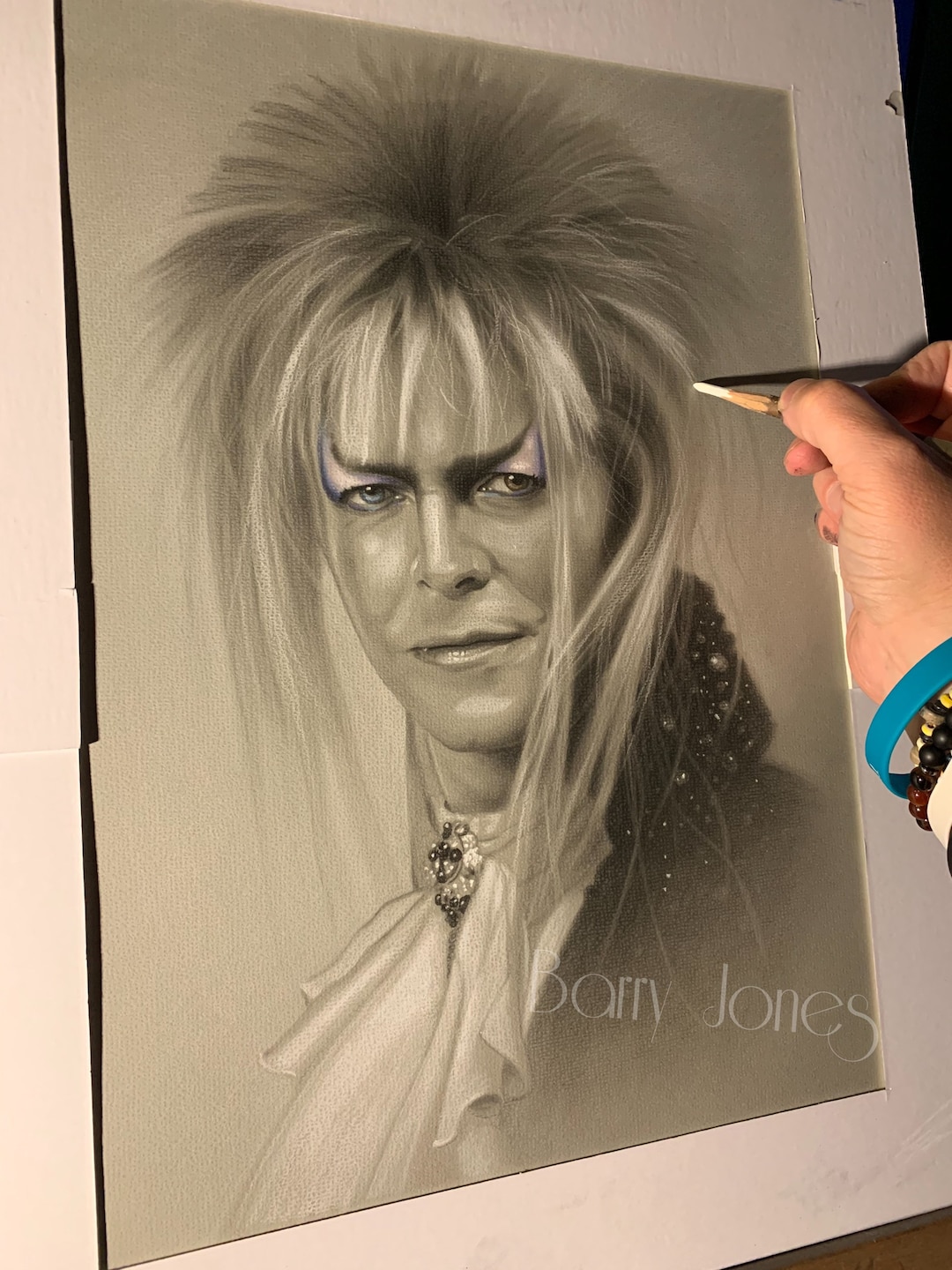 Limited Print of My Drawing of Jareth From Labyrinth - Etsy