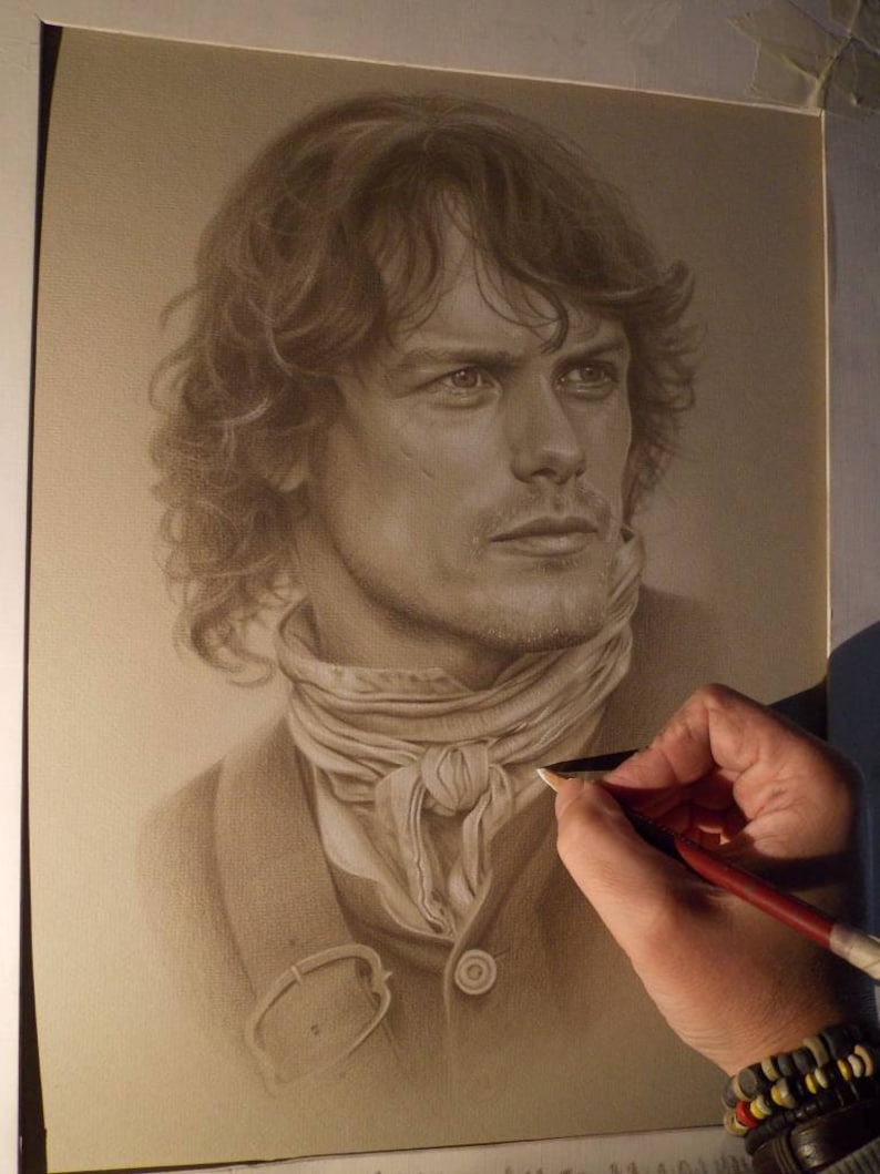 Jamie Fraser Outlander Limited Print - Etsy UK