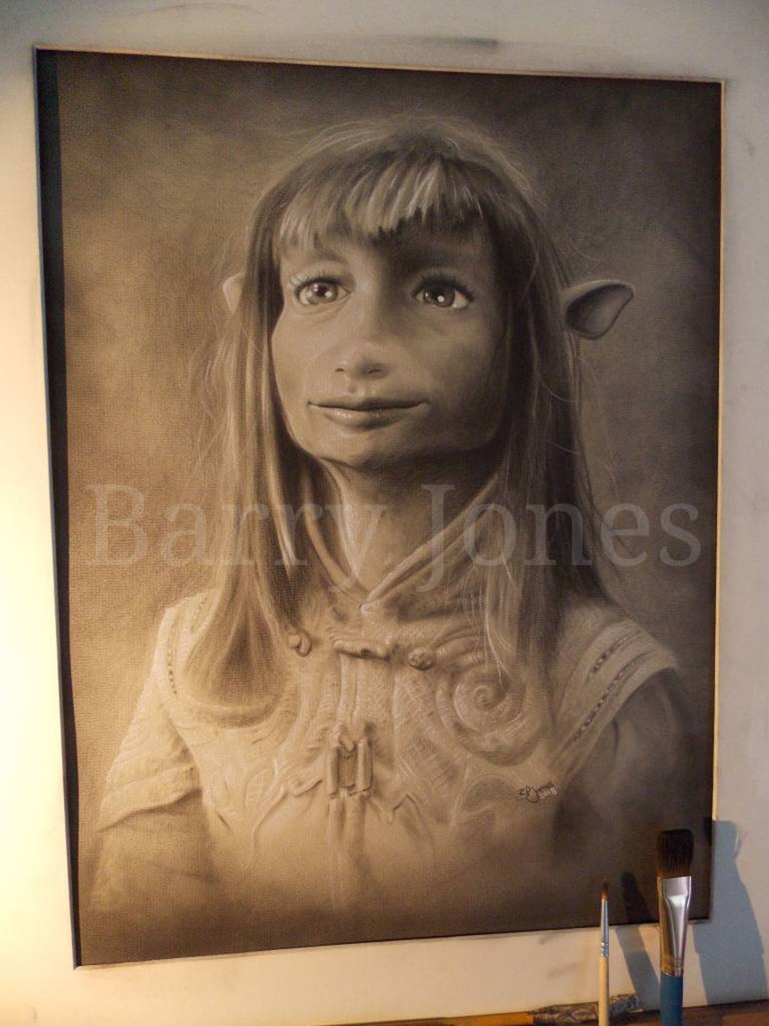 Limited Print of My Dark Crystal Jen Pastel Drawing - Etsy