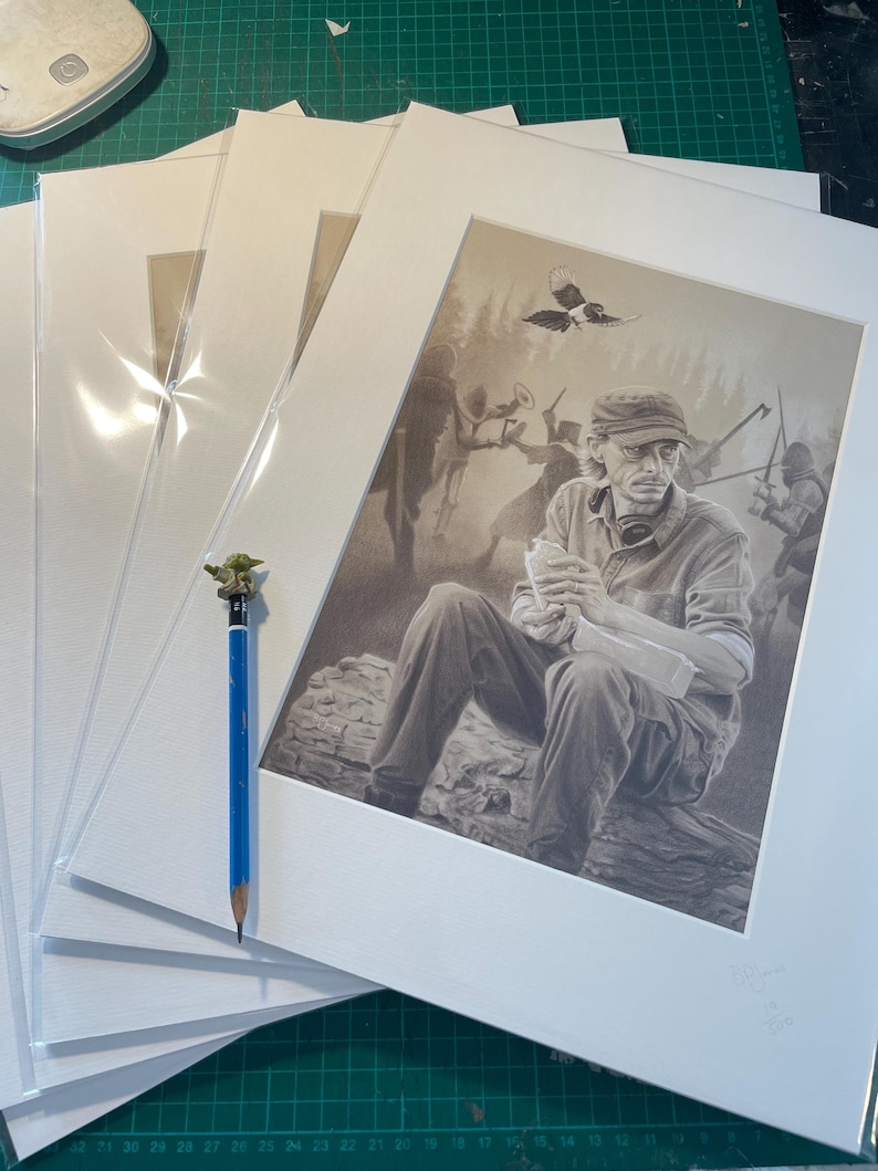 Limited Print Taken From My Original Pastel Drawing of Andy From the ...