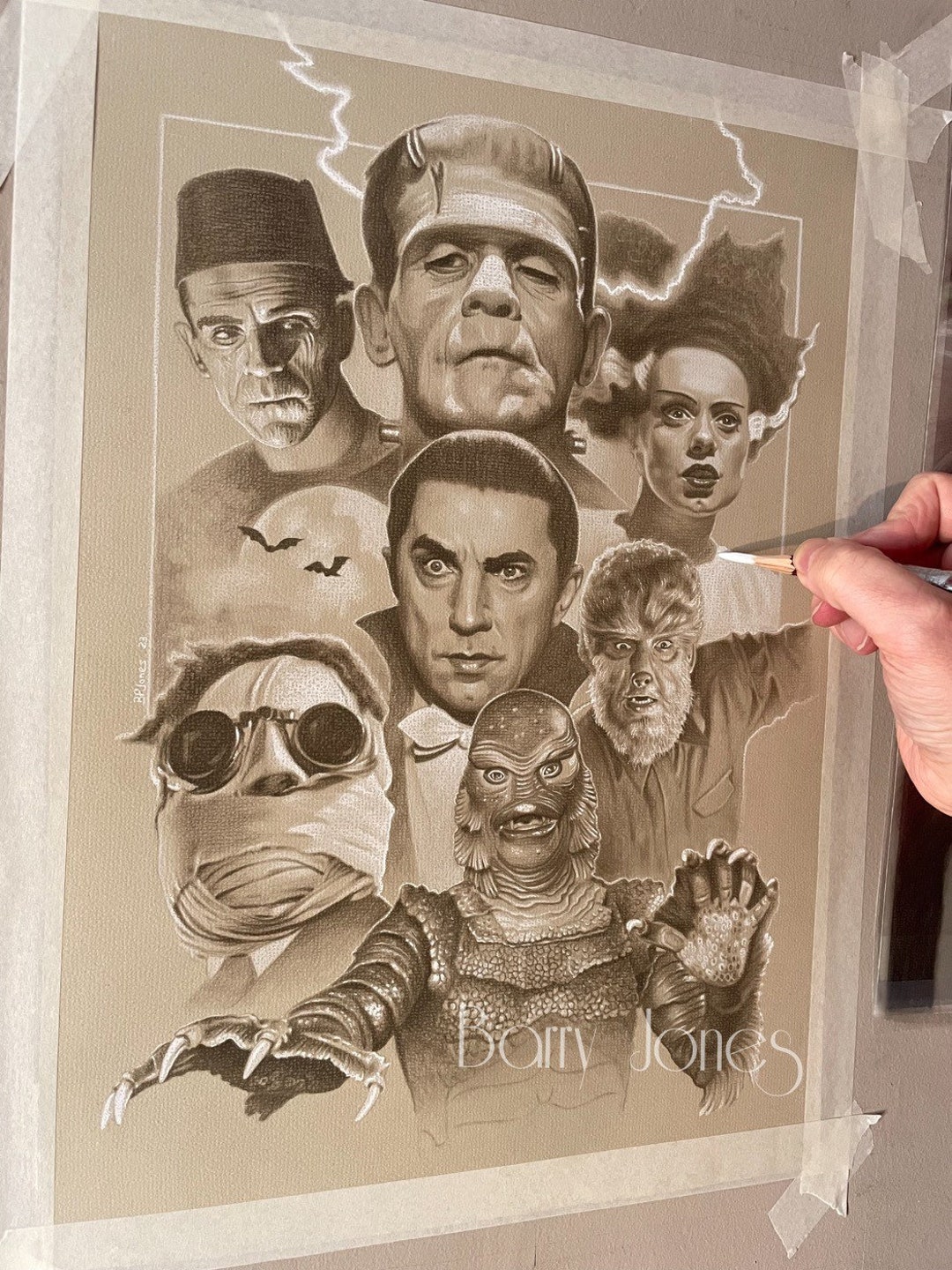 Limited Print Taken From My Original Pastel Drawing of Universal ...