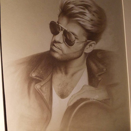 Limited Print of My Pastel Drawing of George Michael - Etsy UK
