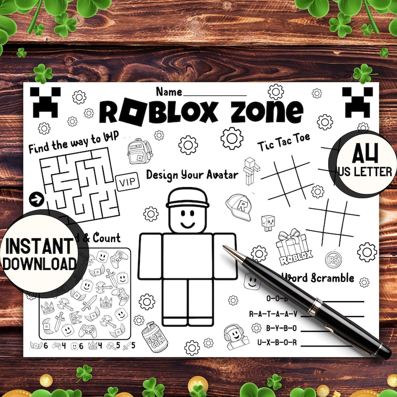 Roblox Favors for Kids - Etsy UK