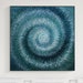 Original Turquoise L Abstract Painting Teal Abstract Wall Art ...