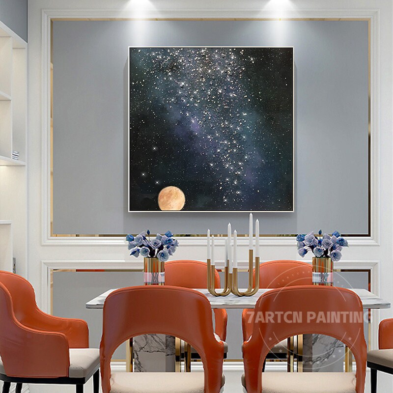 Epoxy resin art framed wall artUniverse ArtSpace Art Geode | Etsy