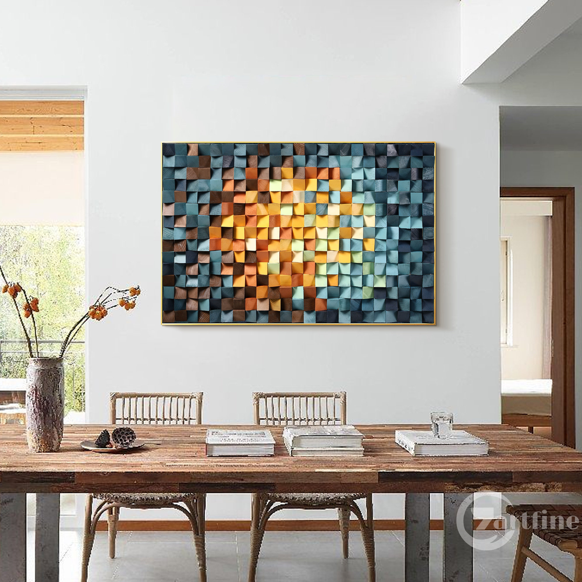 Abstract Mosaic Wall Art