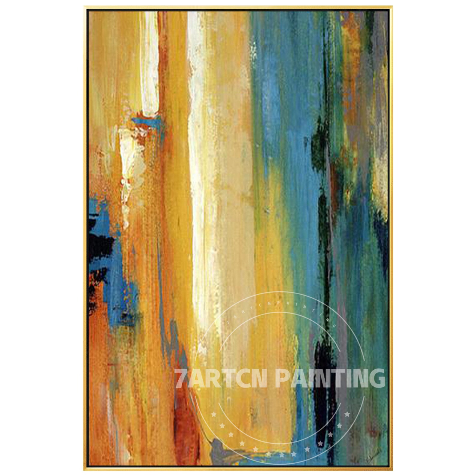 Extra Large Modern Abstract Painting Geometery Acrylic - Etsy