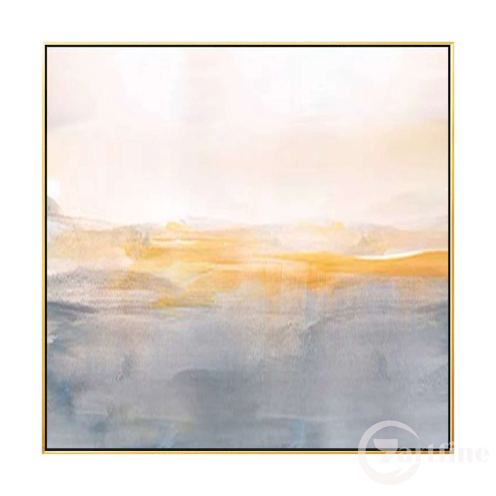 Original Abstract Sunrise Painting Texture Painting Acrylic - Etsy