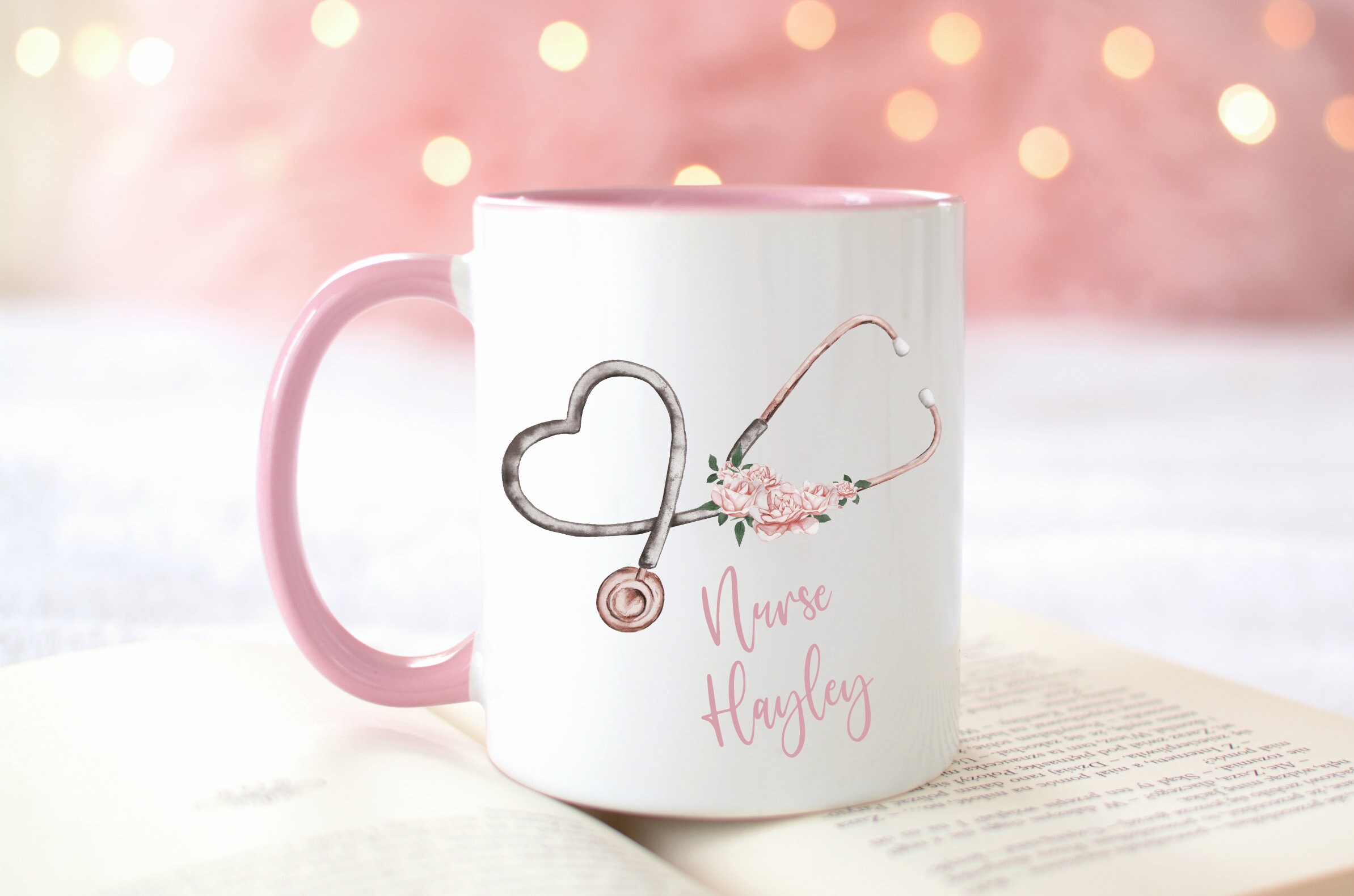 Personalised Stethoscope NHS Keyworker mug Doctor cup Nurse | Etsy