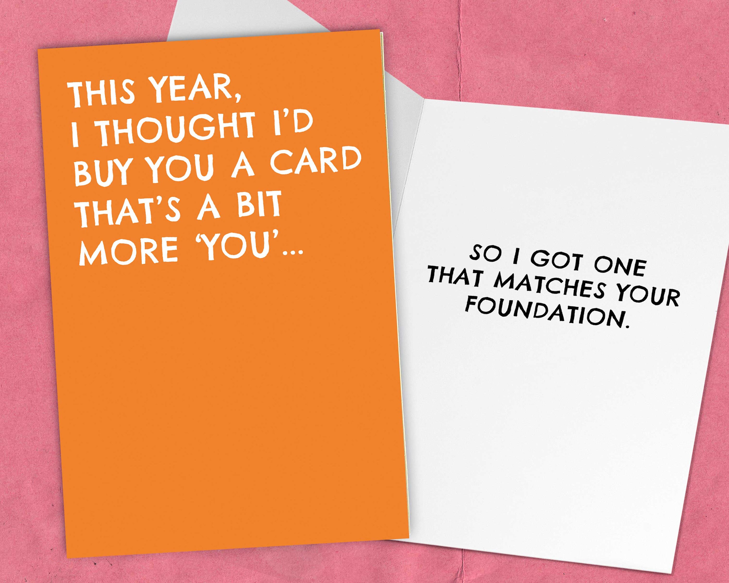 Savage Foundation Card Funny A5 Size - Etsy