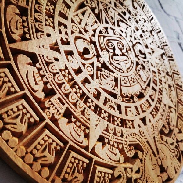 Aztec Wood Wall Art - Etsy