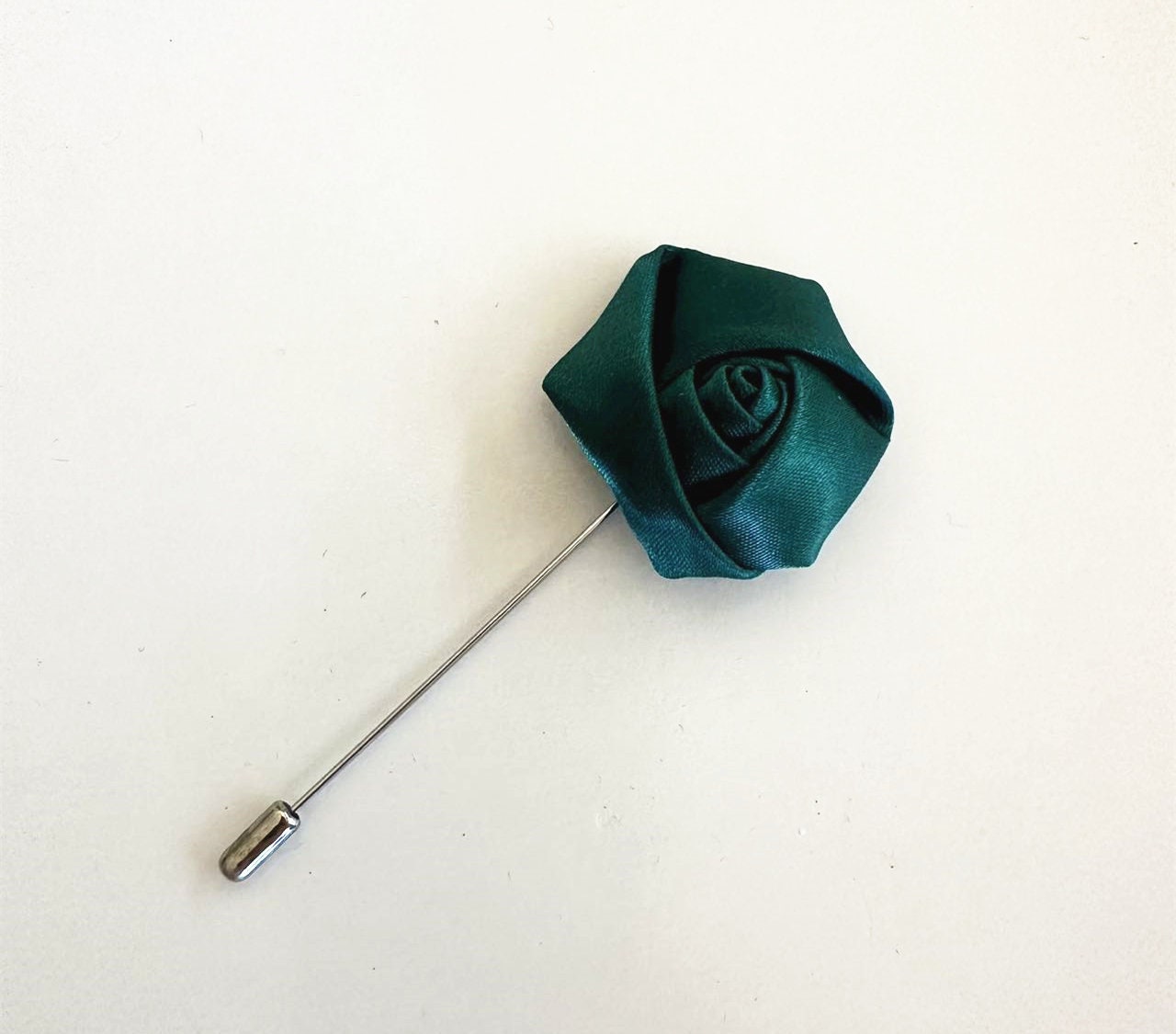 Emerald Green Satin Lapel Pins Wedding Brooches - Etsy