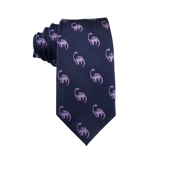 Purple Dinosaur Tie - Etsy UK